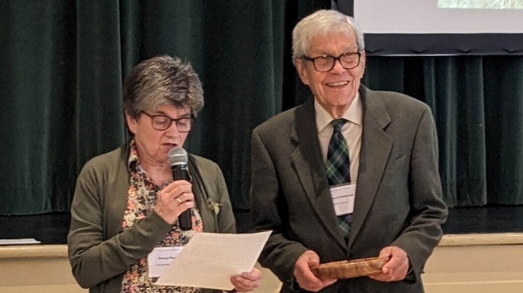 Michael Stebbings awarded BC Nature Club service award! - Nature Nanaimo